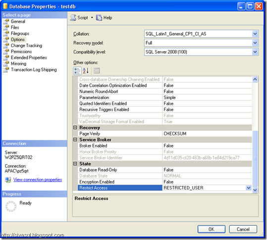 SIVA SQL Server: The server principal is not able to access the ... SIVA SQL Server: The server principal is not able to access the ...